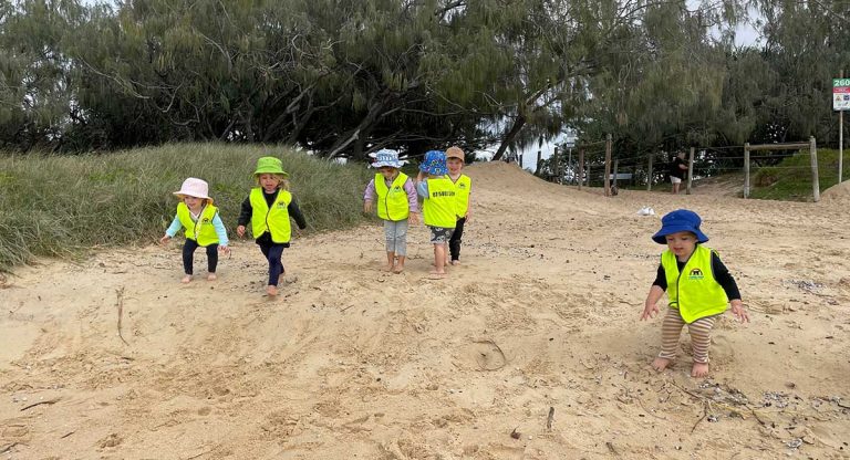 We visit Currimundi Beach Kindy