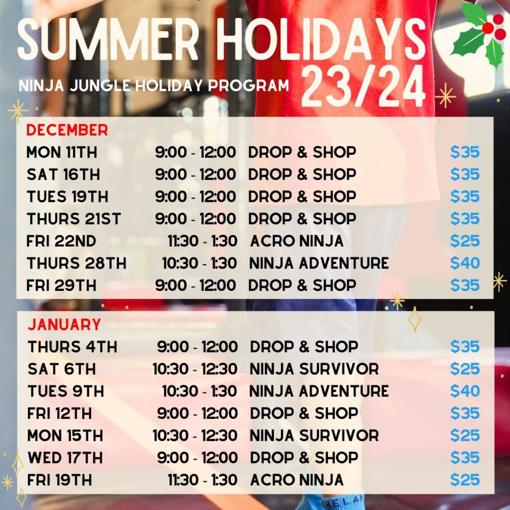Summer School Holiday fun at Ninja Jungle | Kids in Brisbane, Gold Coast, Sunshine Coast | KOTC