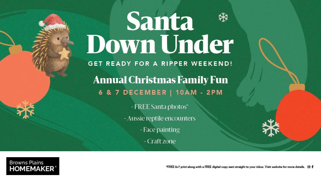 Free Santa Photos: Santa Down Under | Kids in Brisbane, Gold Coast ...