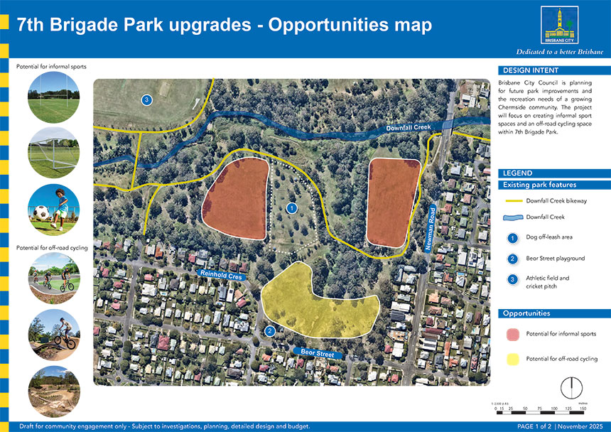 Have your say on development of local Brisbane parks now