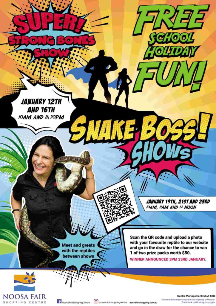 FREE Holiday Fun at Noosa Fair Shopping Centre | What's On